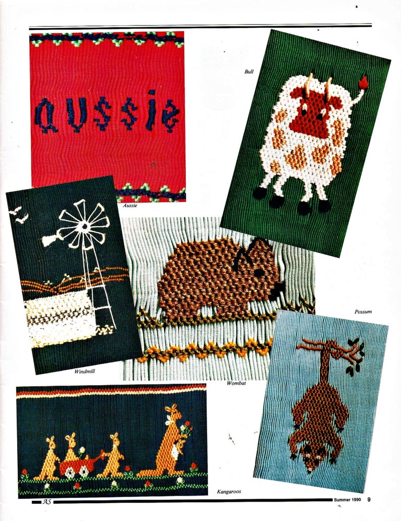 Issue No.11 Australian Smocking/ Australian Smocking and - Etsy