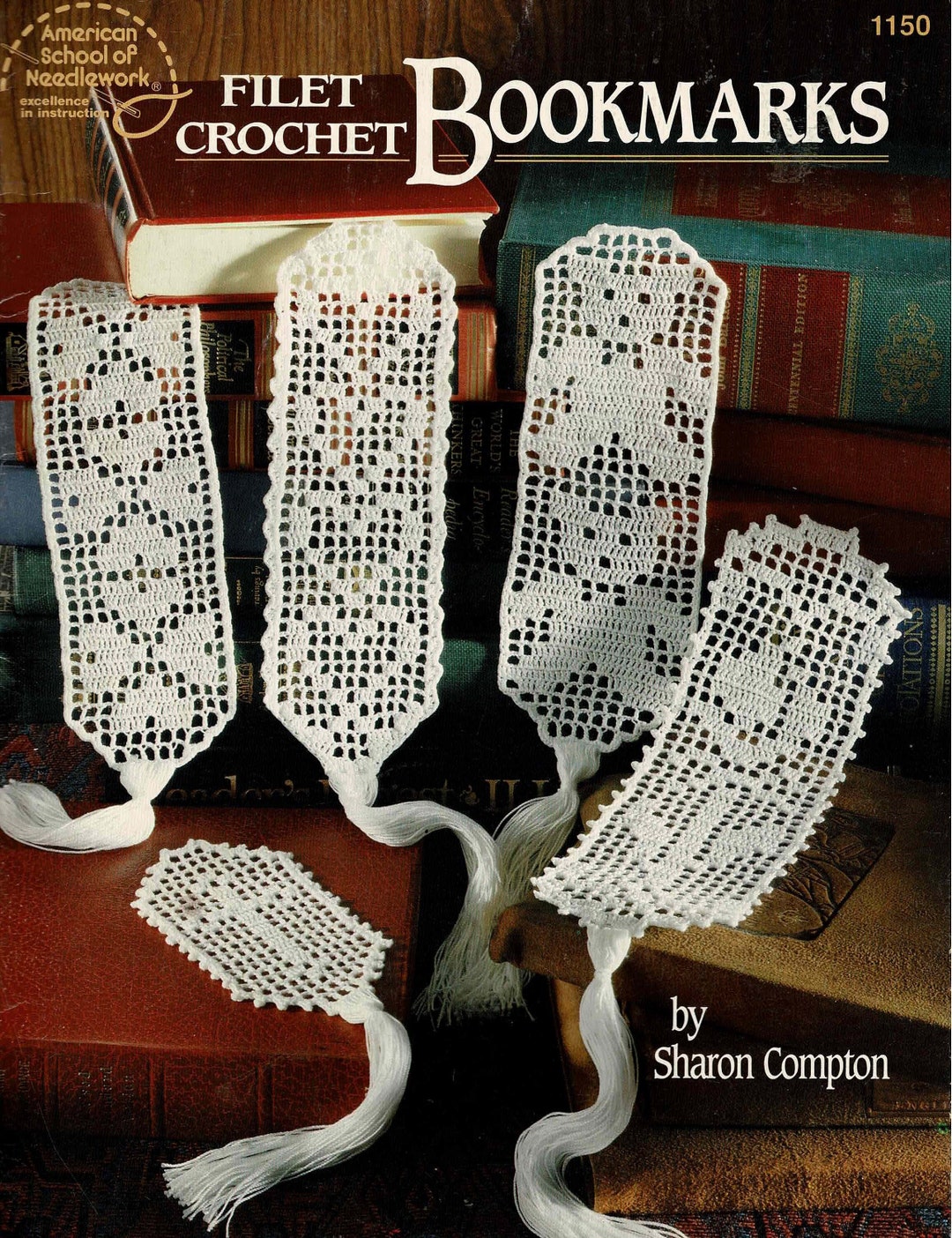 Filet Crochet Bookmarks by Sharon Compton for American School of ...
