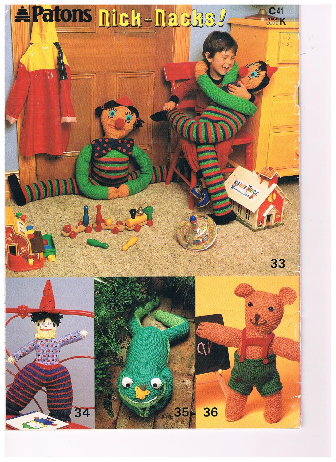 Nick Nacks Knitted & Crocheted Items by Patons - Etsy