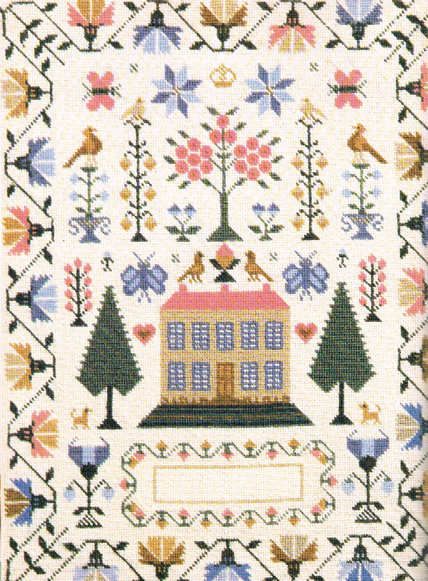 Needlepoint Samplers by Felicity Lewis, 1981 - Etsy