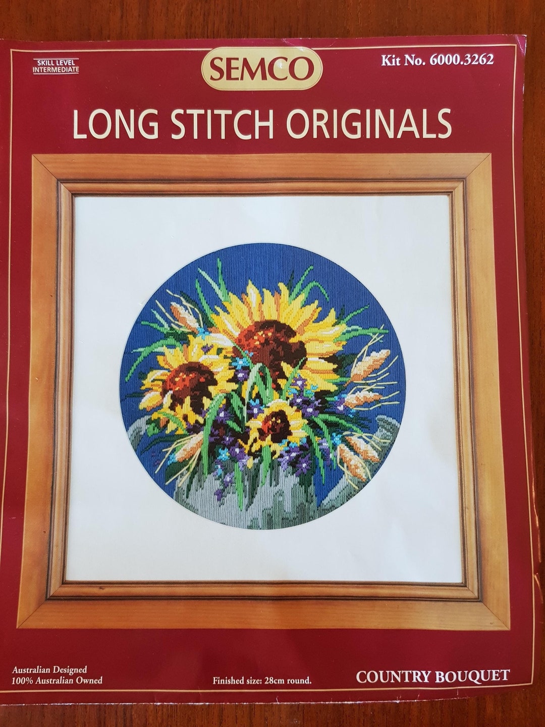 Country Bouquet Long Stitch Kit by Semco Kit No. 6000 3262 - Etsy