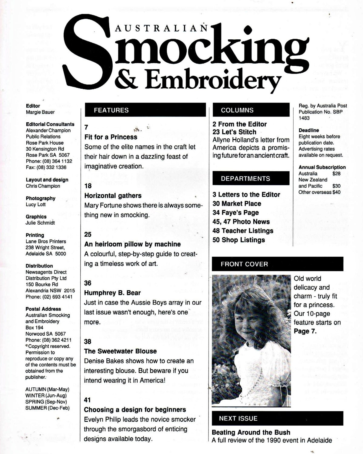 Issue No.12 Australian Smocking/ Australian Smocking and - Etsy
