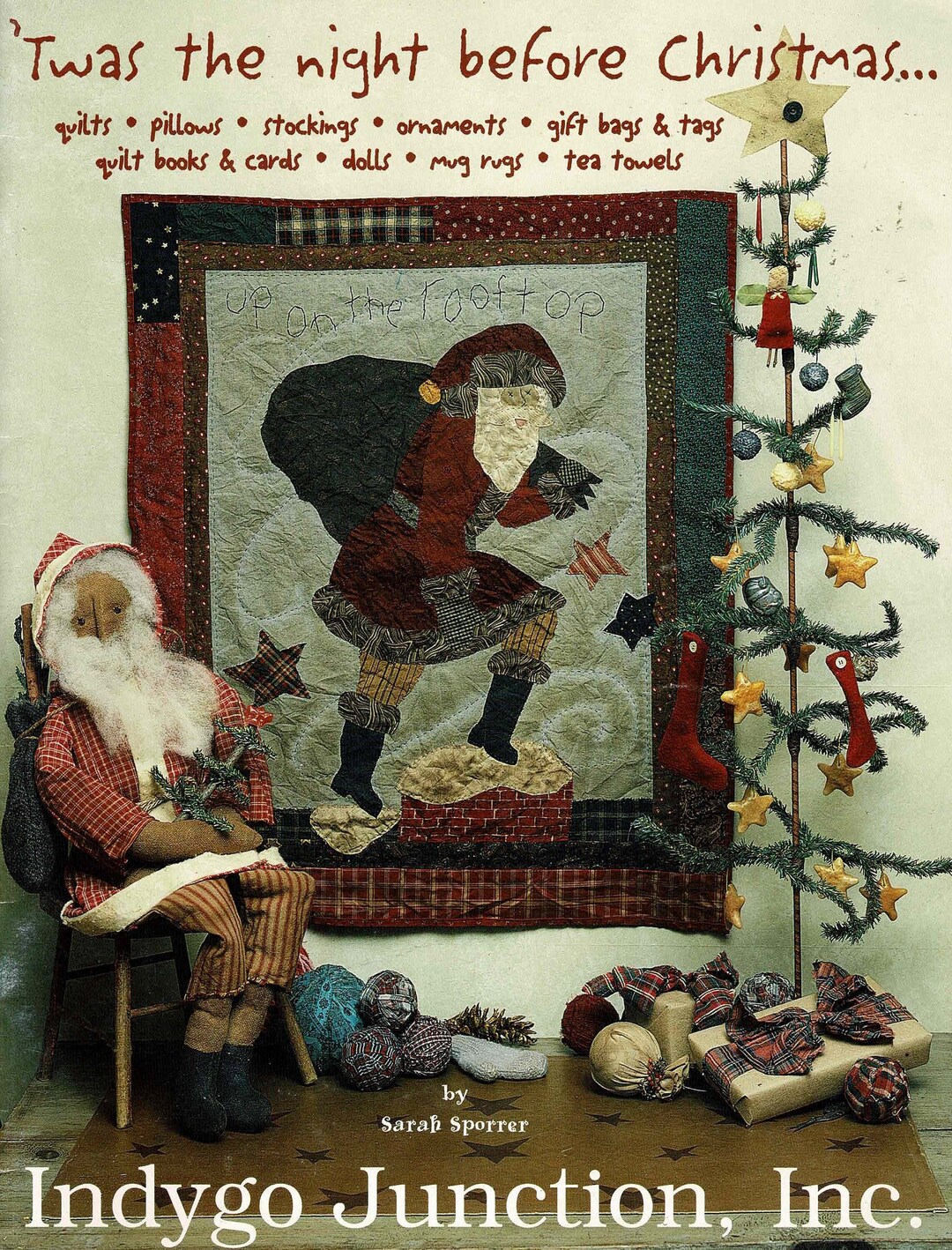 T'was the Night Before Christmas - Applique Projects by Indygo Junction, Inc. 1998 - Etsy