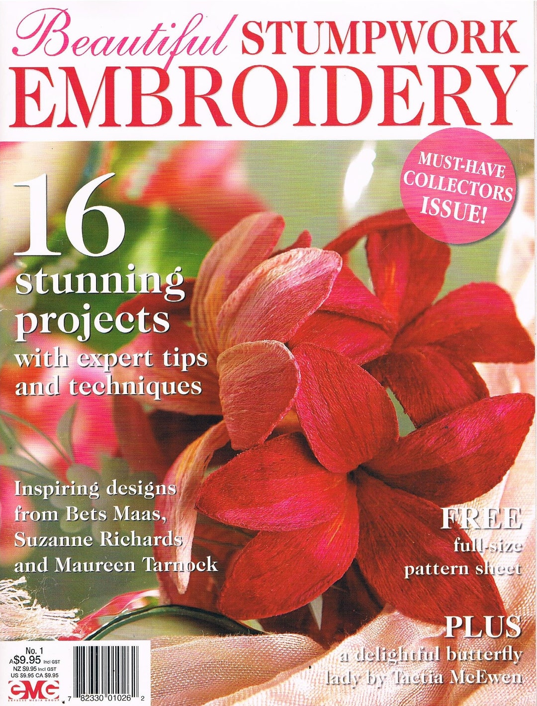 Beautiful Stumpwork Embroidery Australian Embroidery Publication - Etsy