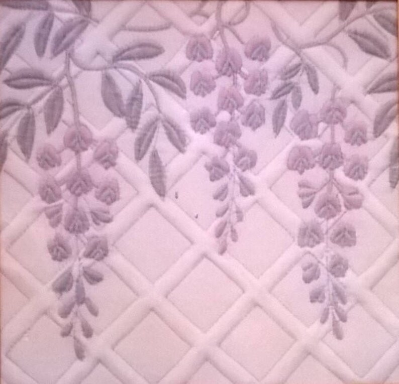 Kit/trapunto Embroidery Pattern Pack - "wandering Wisteria" - by Dainty ...