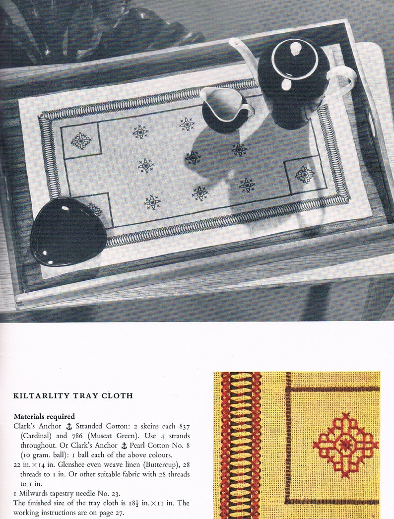 Drawn Thread Embroidery Patterns Anchor Embroidery Book | Etsy