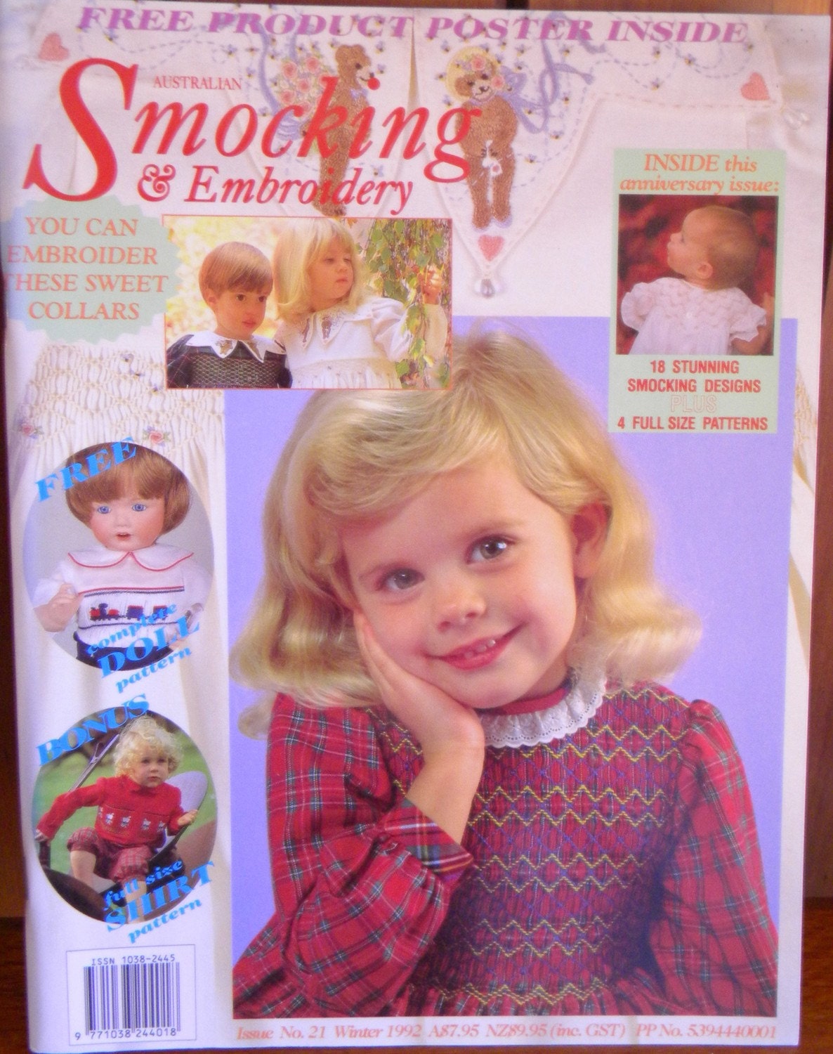 Issue No. 21 Australian Smocking and Embroidery Magazine RARE - Etsy