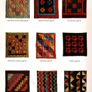 Twenty Little Patchwork Amish Quilts With Full -size Templates by Gwen ...
