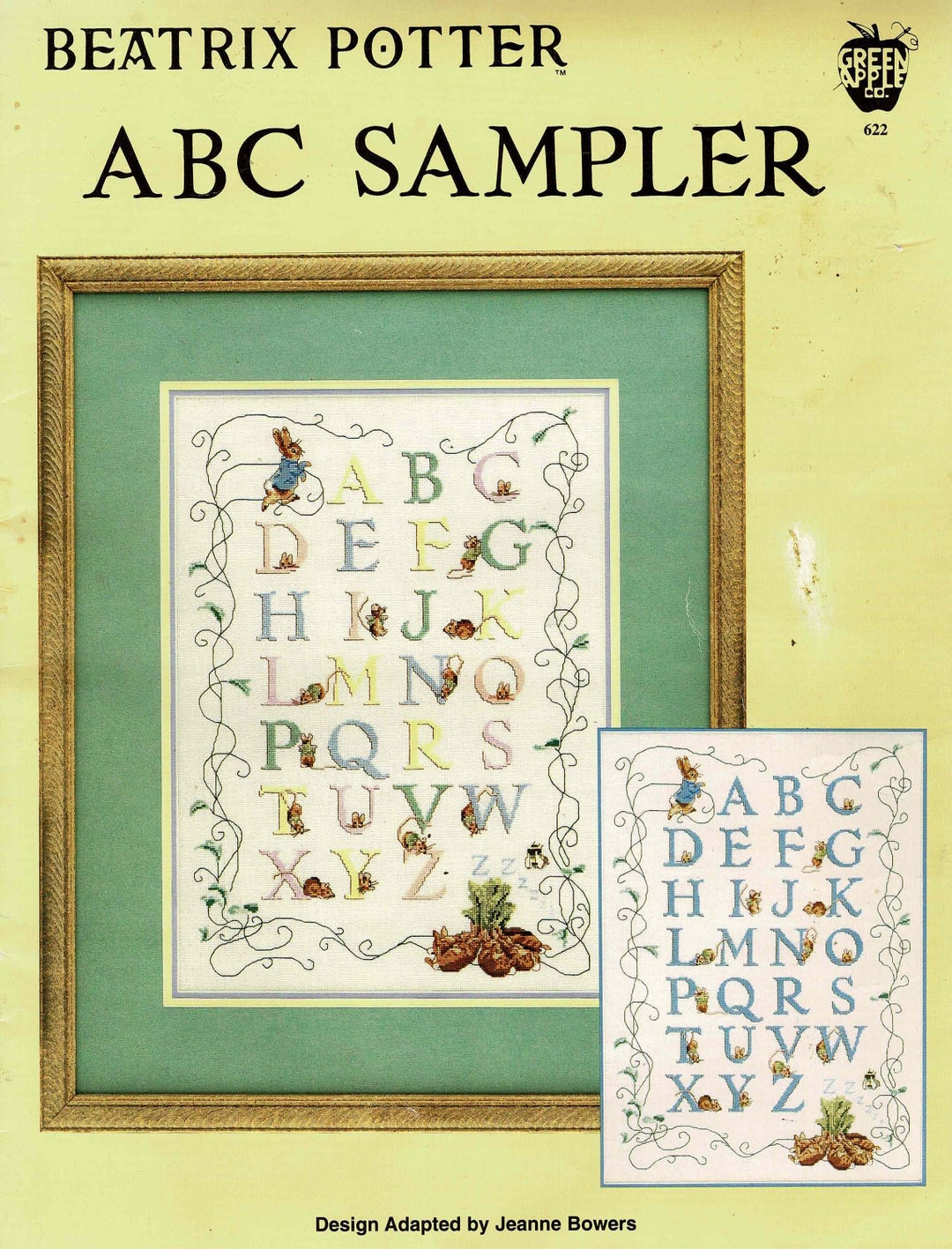 Beatrix Potter ABC Counted Cross Stitch Sampler by Green Apple Co - Etsy