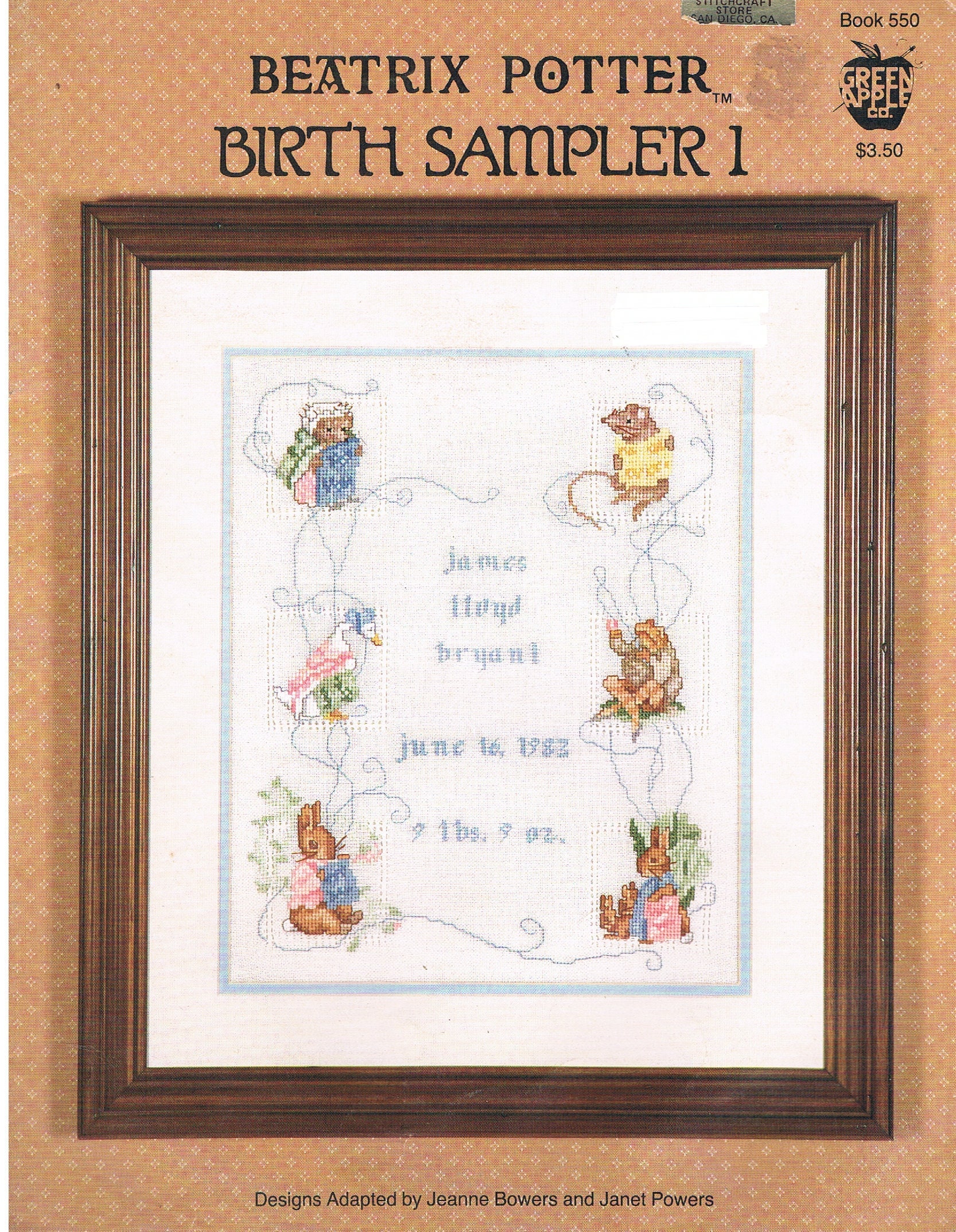 Beatrix Potter Peter Rabbit Cross Stitch Birth Sampler I | Etsy
