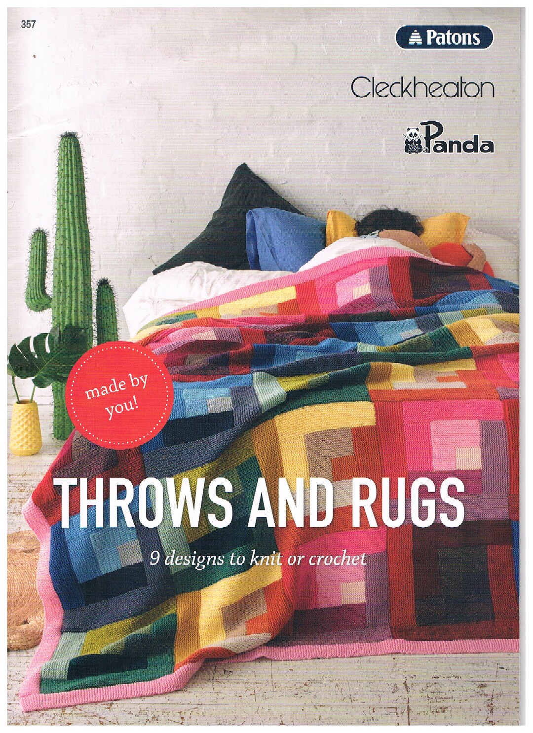 Throws and Rugs -9 Designs to Knit or Crochet - Patterns by Patons ...