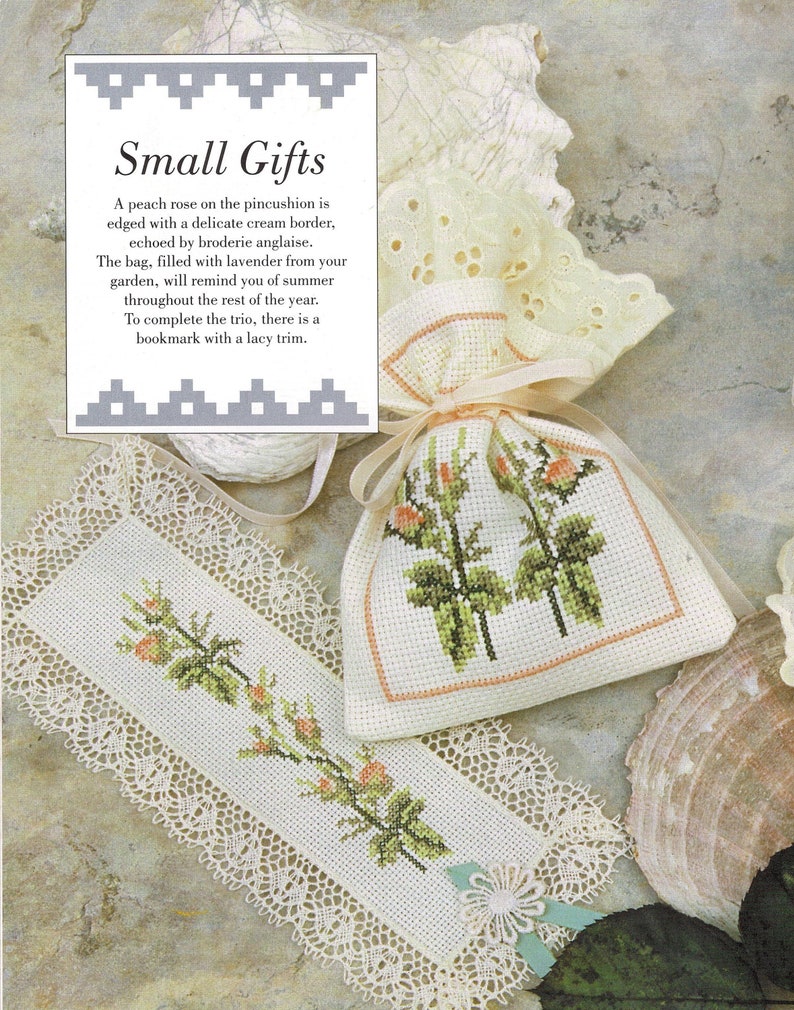 Roses in Cross Stitch by Jane Alford, 1996 - Etsy
