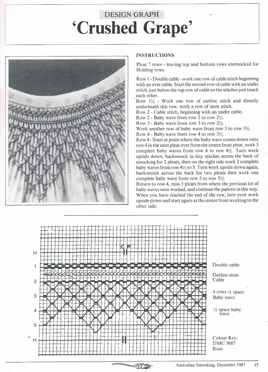 Issue No.3 Australian Smocking/ Australian Smocking and - Etsy