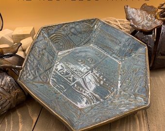 Turquoise Plate | Etsy