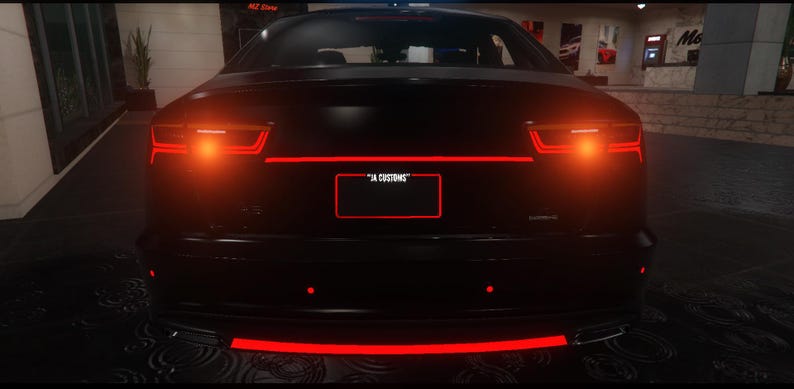 Audi A6 Custom / Personalized License Plate / Neon / Personalized ...