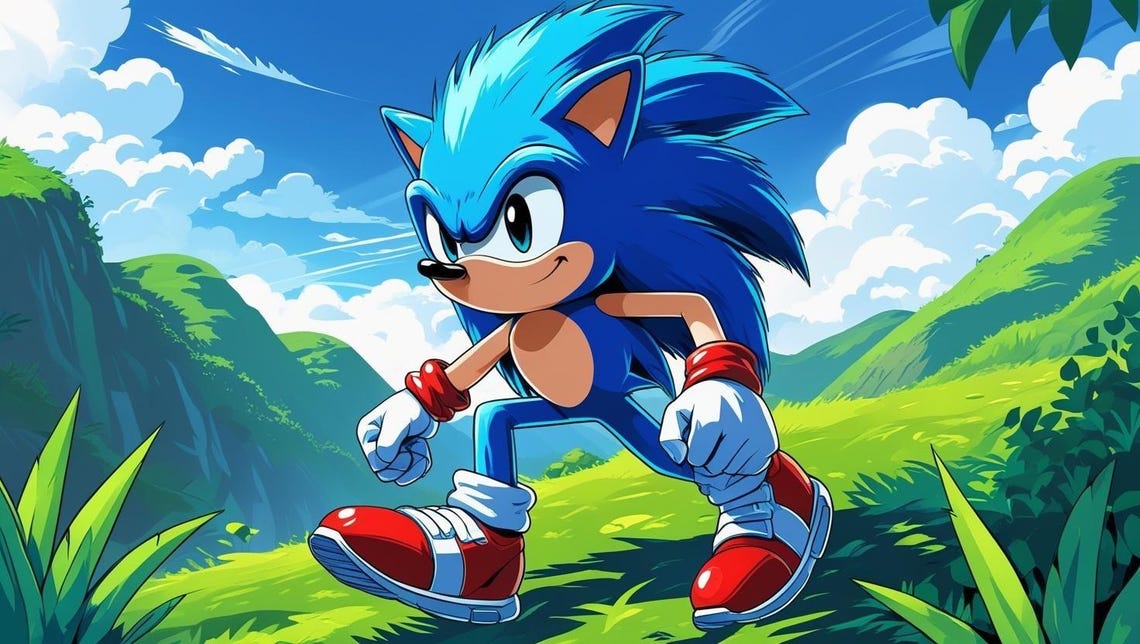 Sonic Character | 3D Sonic Character | PNG File | Sonic the Hedgehog ...