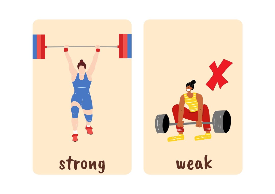 Colorful Opposites Flashcards for Kids: Educational Learning Cards ...