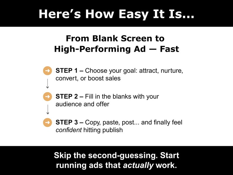 Facebook & Instagram Ad Copy Templates, Fill-in-the-blank Writing Tools ...