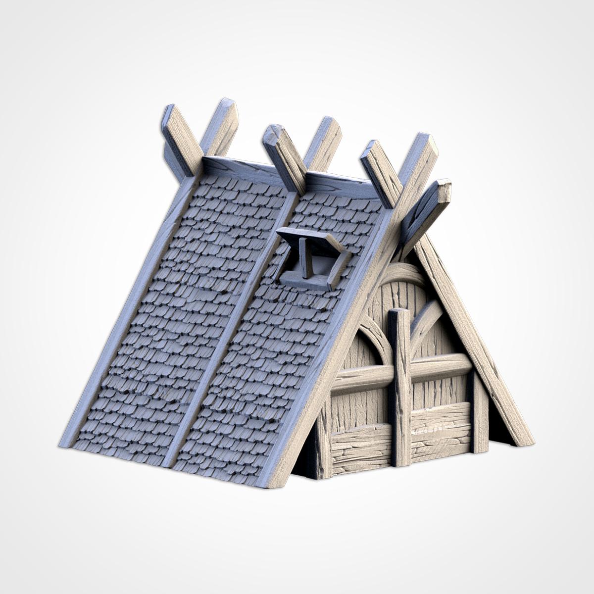 Viking Houses - Norse Village Buildings - Terrain for Wargaming ...