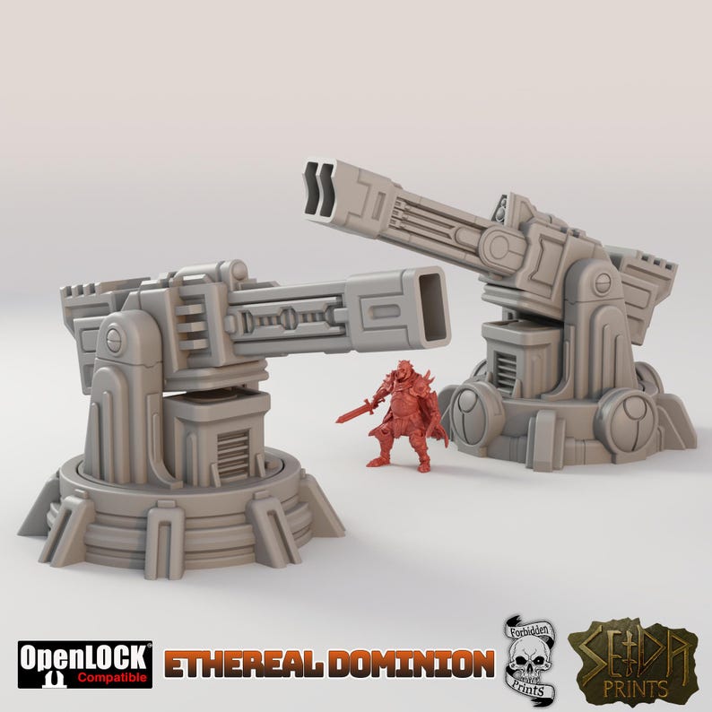 Railgun Plasma Weapon System • Futuristic Automated Weaponry Scenery ...