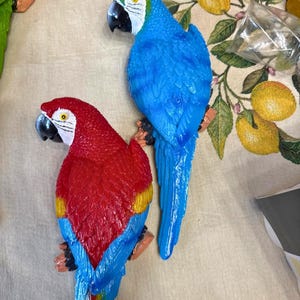 Resin Parrot Outdoor Decor - Etsy