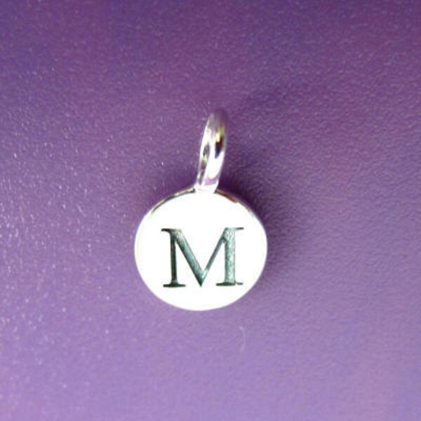 Initial Charm - Etsy