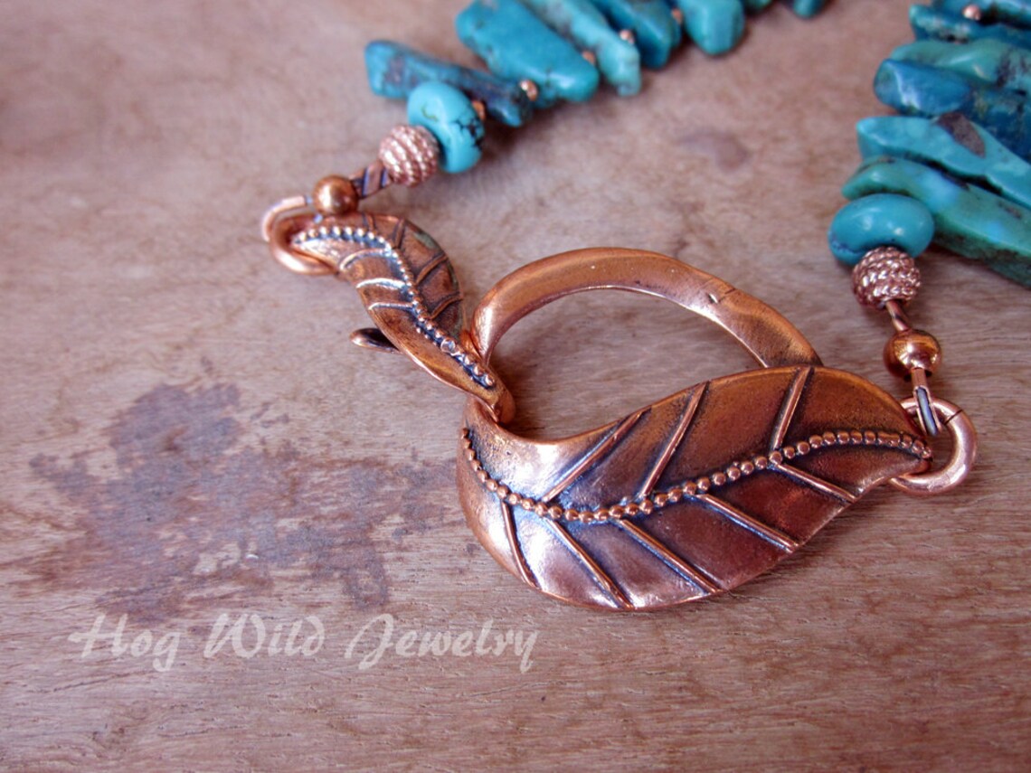 Southwest Turquoise Stick Copper Necklace Women's Artisan - Etsy UK