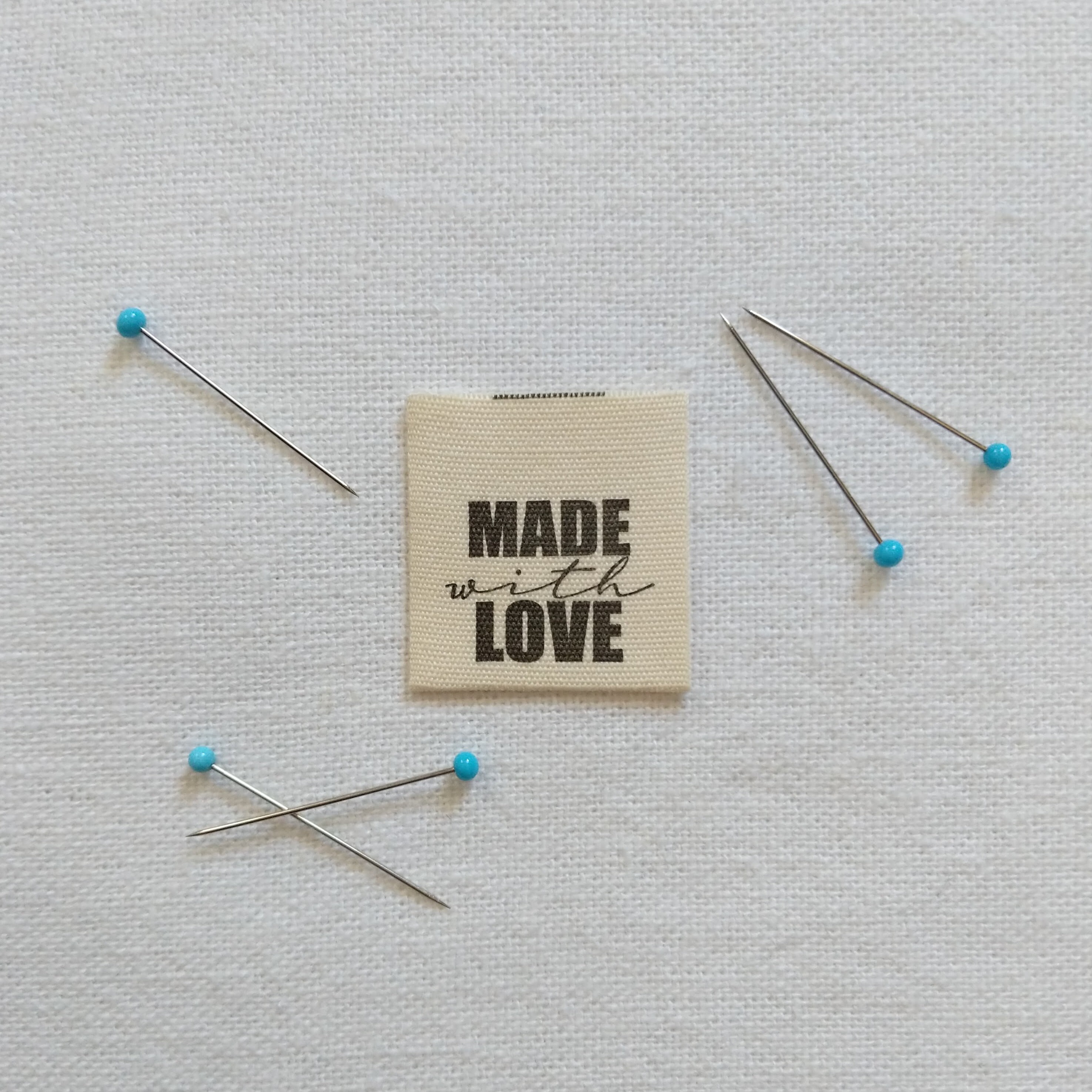 Cotton Sew in Clothing Labels Made With Love pack of 6 - Etsy