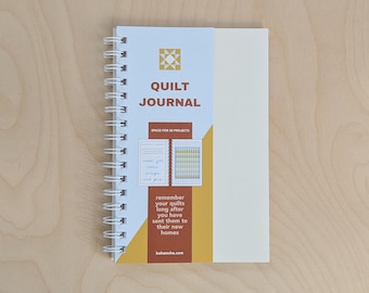Quilt Pattern Notebook Journal Planner- Patchwork Stationery Quilter ...