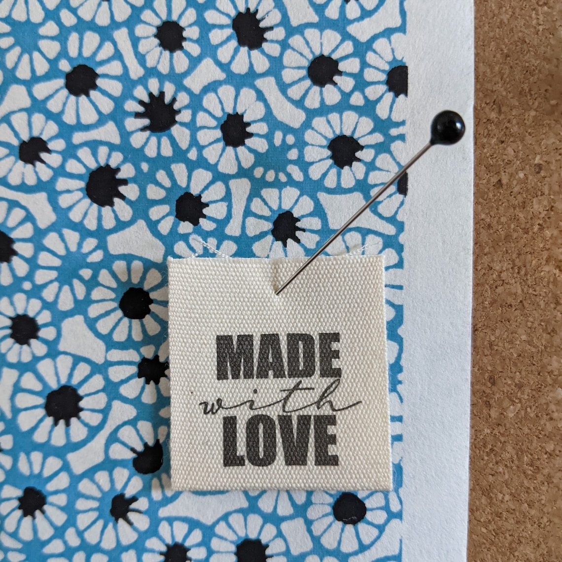 Cotton Sew in Clothing Labels Made With Love pack of 6 - Etsy