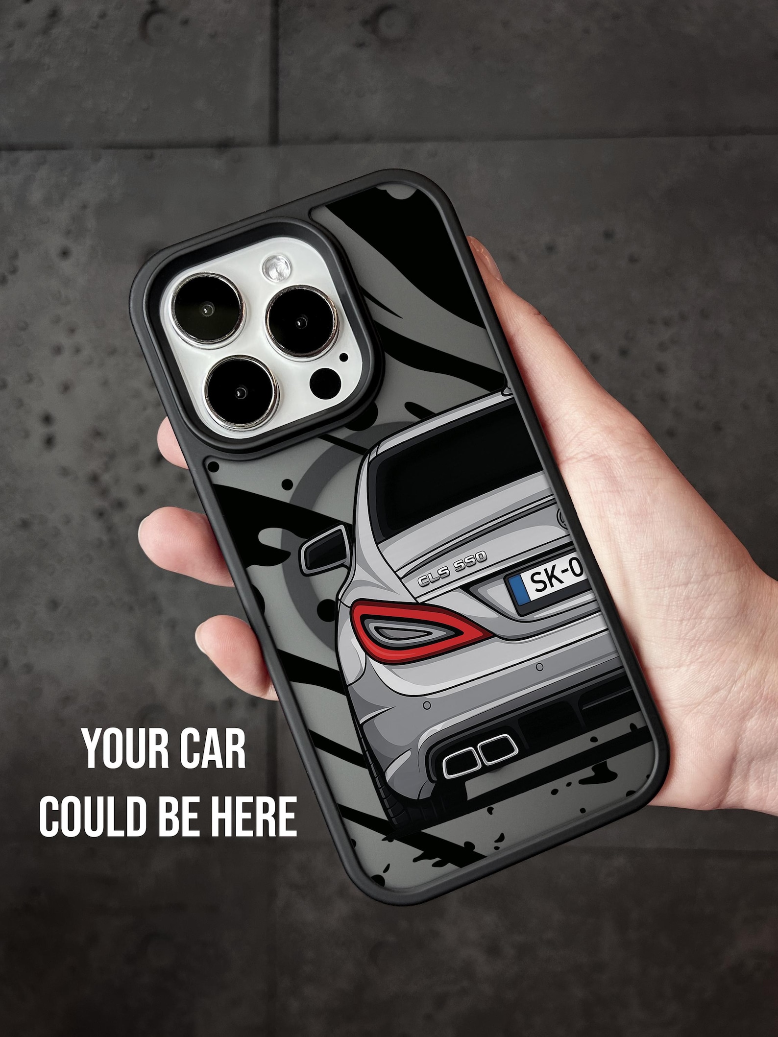 Custom Car iPhone 17 Pro Max Case, Personalized Auto Back Design Cover ...