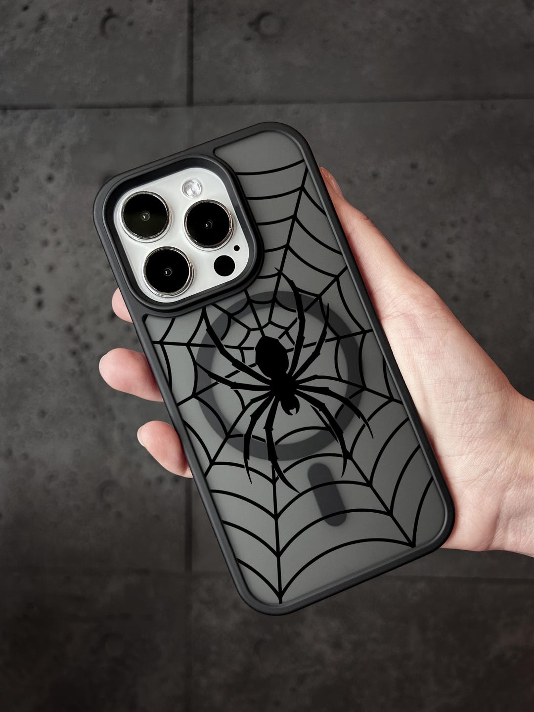 Spider iPhone 17 Pro Max Case, Spiderweb Gothic Phone Case for iPhone ...