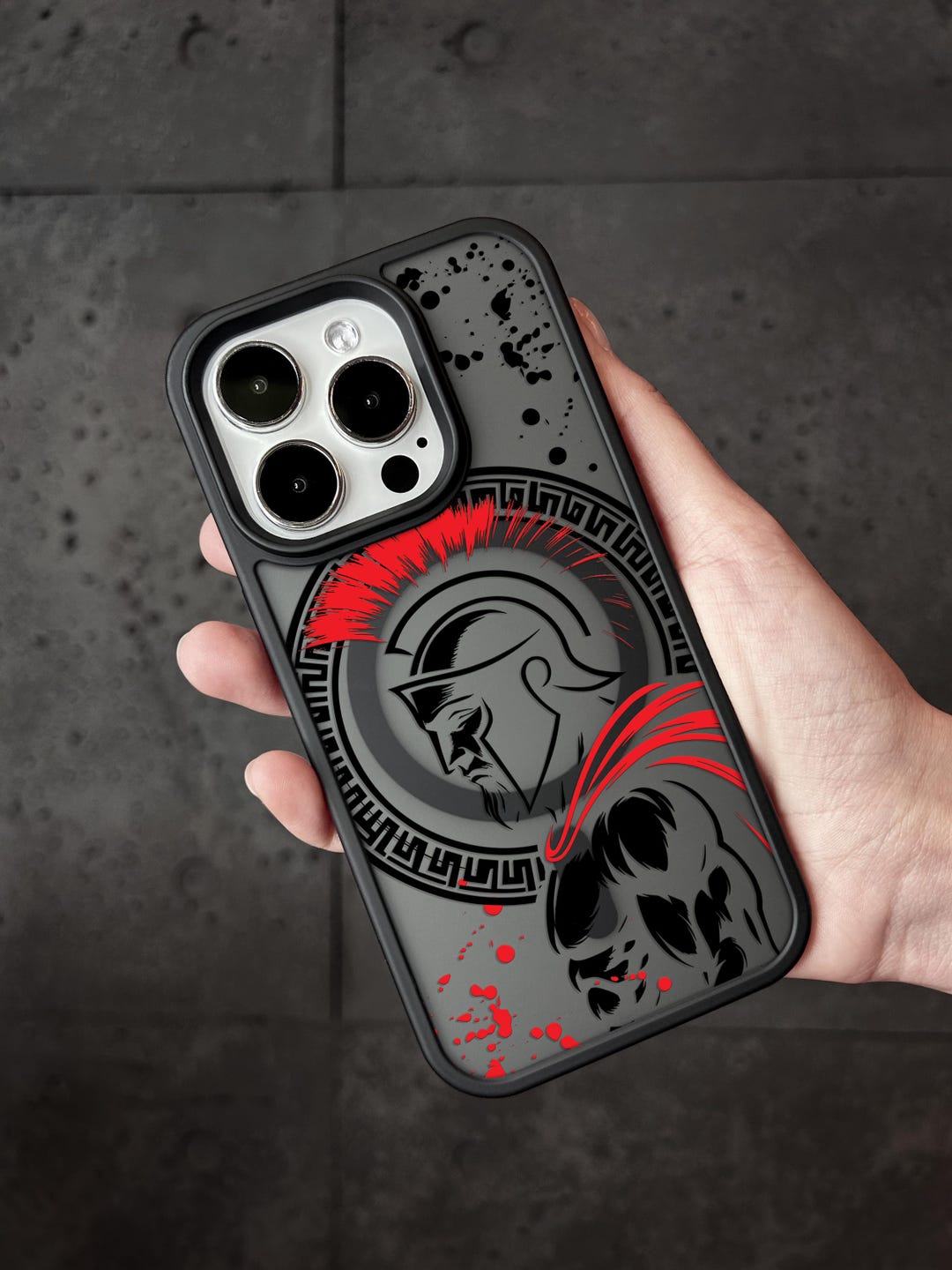 Spartan Warrior iPhone 16 Pro Max Case, Ancient Warrior Phone Cover for ...