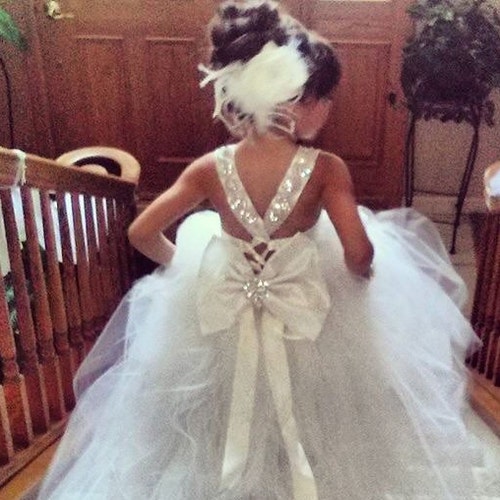 Mini Bride Flower Girl Dress - Etsy