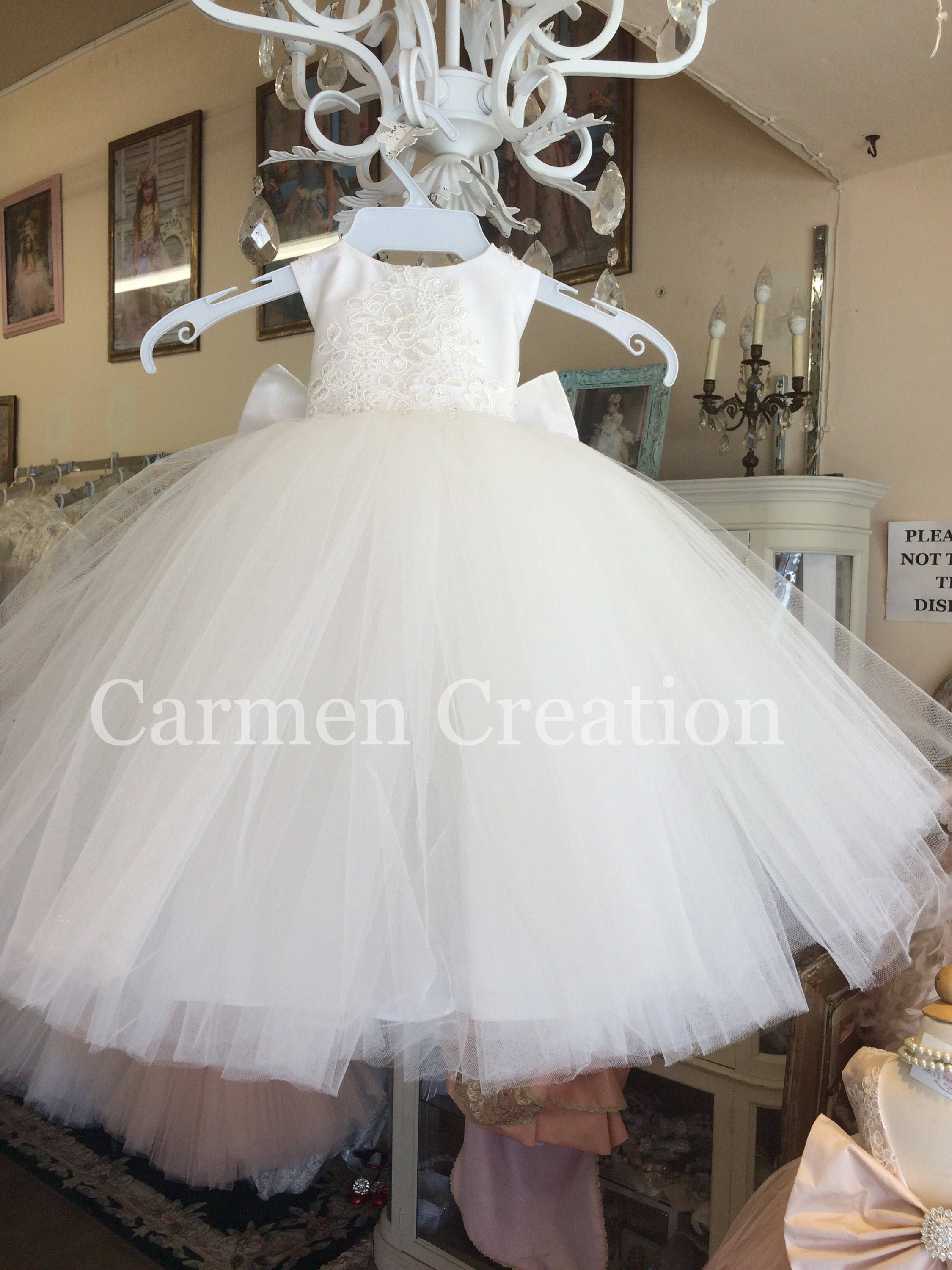 Mini Bride Flower Girl Dress 1000 NB | Etsy