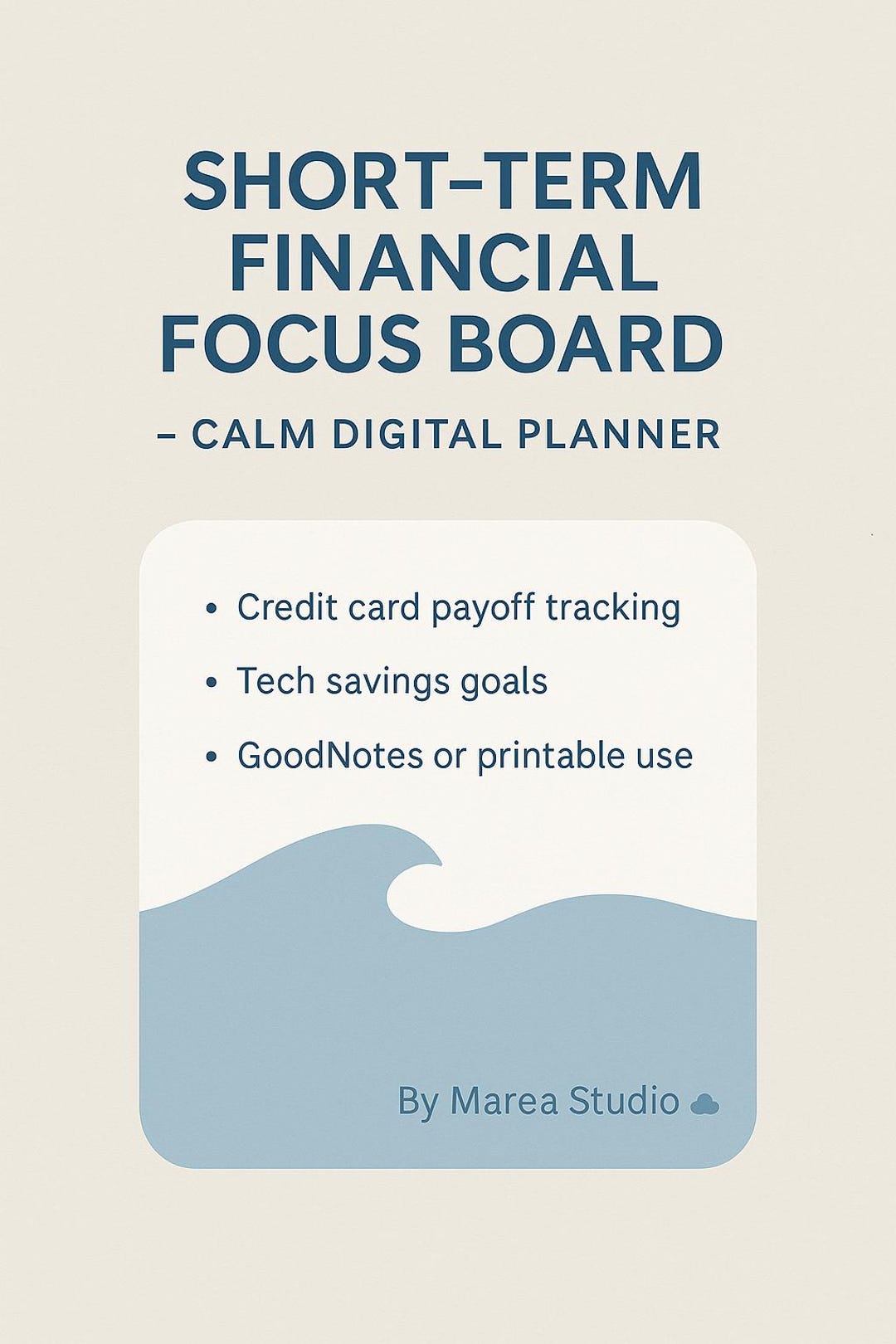 Short-term Goal Planner | Printable PDF Habit Tracker | Aesthetic ...