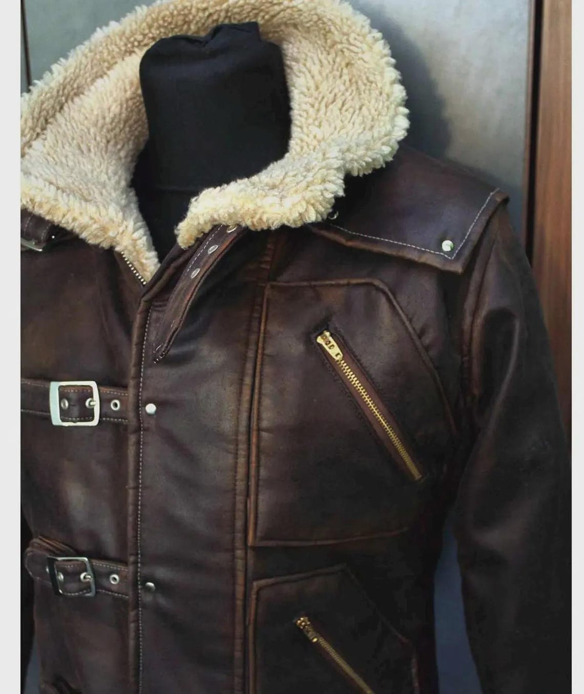 Military Style Battle Gaming BJ Blazkowicz Wolfenstein Jacket Handmade ...