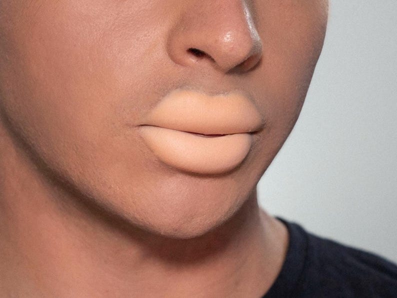 Big Lips Silicone Prosthetic: Botched SFX Cosplay / Halloween Plastic ...