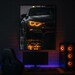 Custom LED Neon Car & Bike Poster: Automotive Wall Art - Etsy