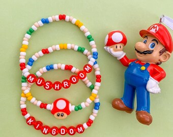 Super Mario Beaded Bracelet - Etsy