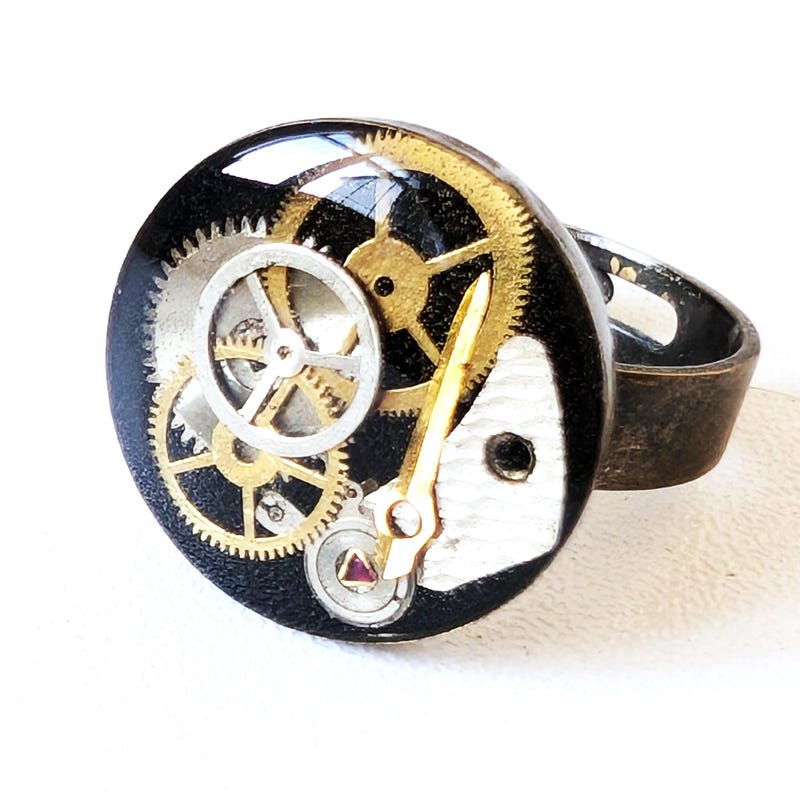 Steampunk Ring - Etsy
