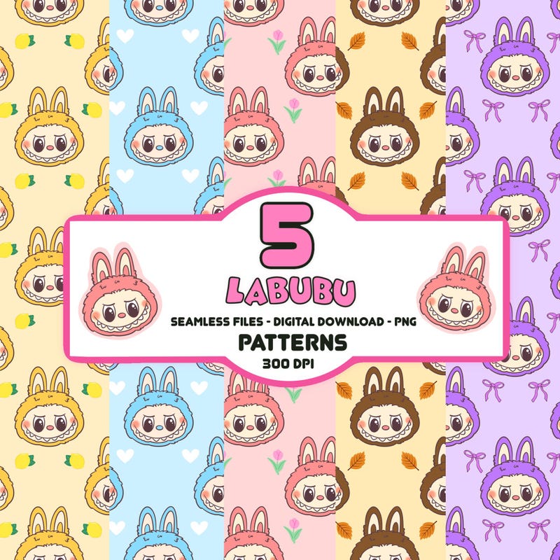 Labubu papercraft printable - Etsy Polska