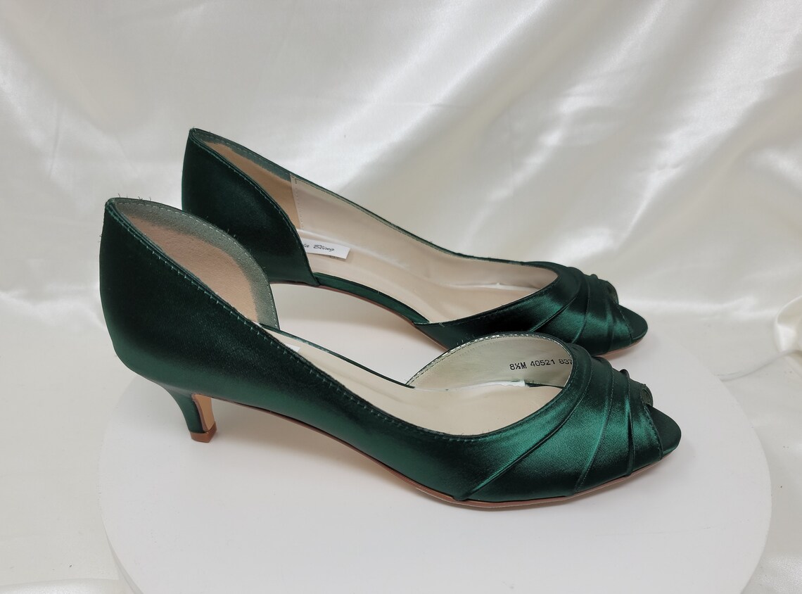 Green Wedding Shoes Green Bridal Shoes or PICK FROM 100 COLORS Green ...