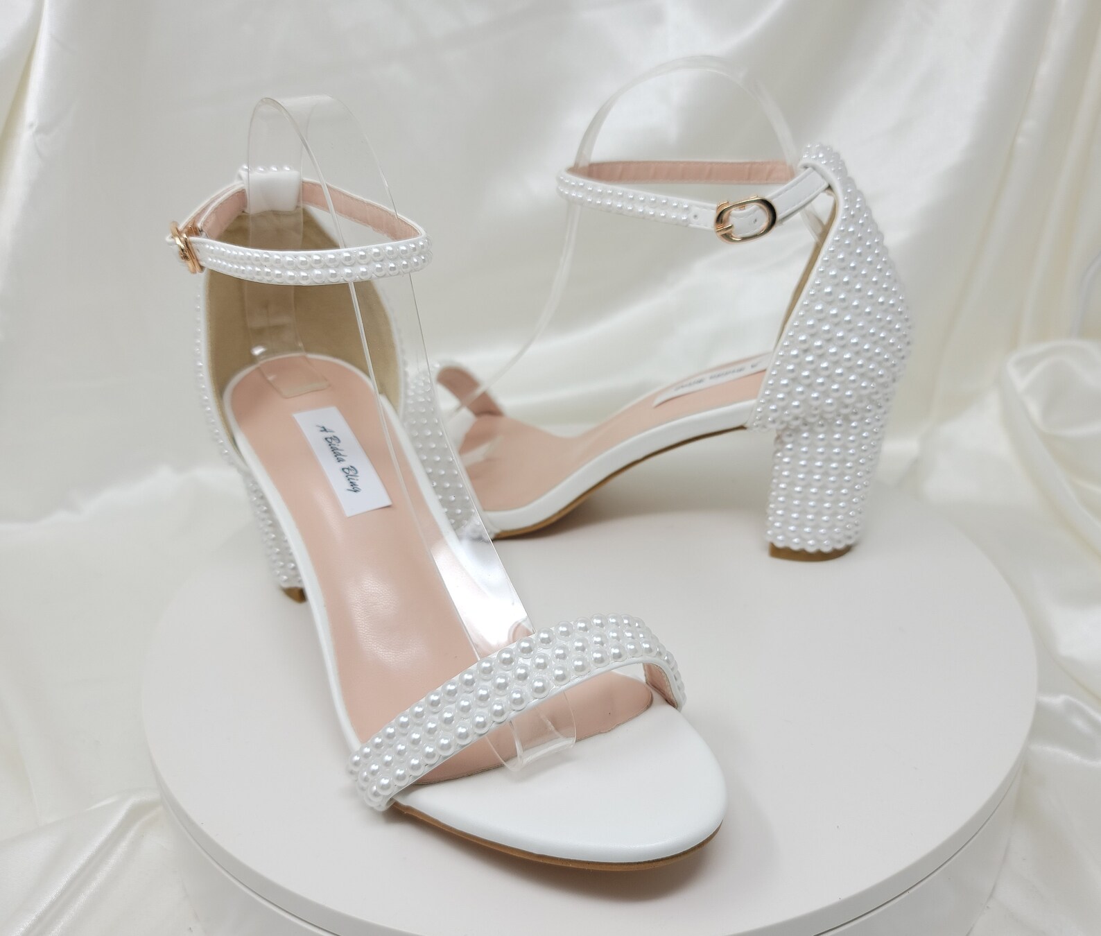 Pearl Wedding Shoes Pearl Bridal Shoes Pearl Wedding Heels | Etsy