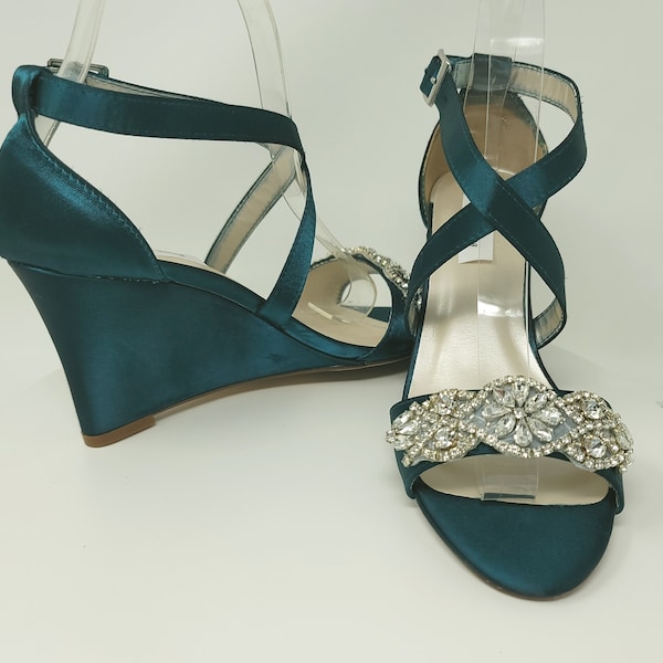 Teal Wedding Shoes - Etsy