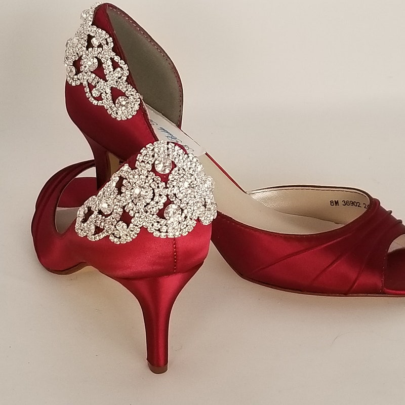 Red Wedding Shoes - Etsy