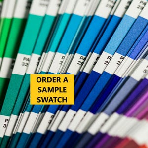 Sample Color Swatch Satin - Etsy