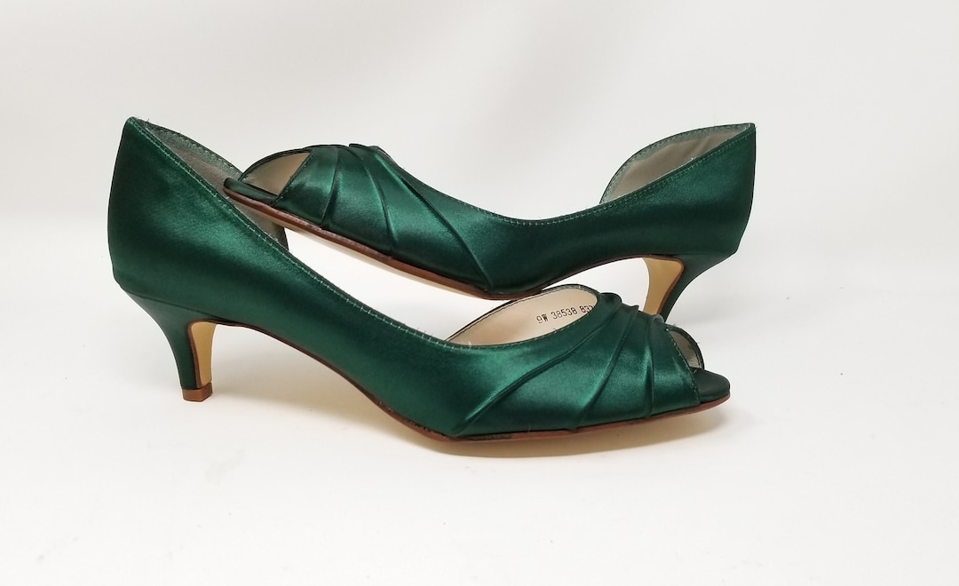 Green Wedding Shoes Green Bridal Shoes or PICK FROM 100 COLORS Green ...