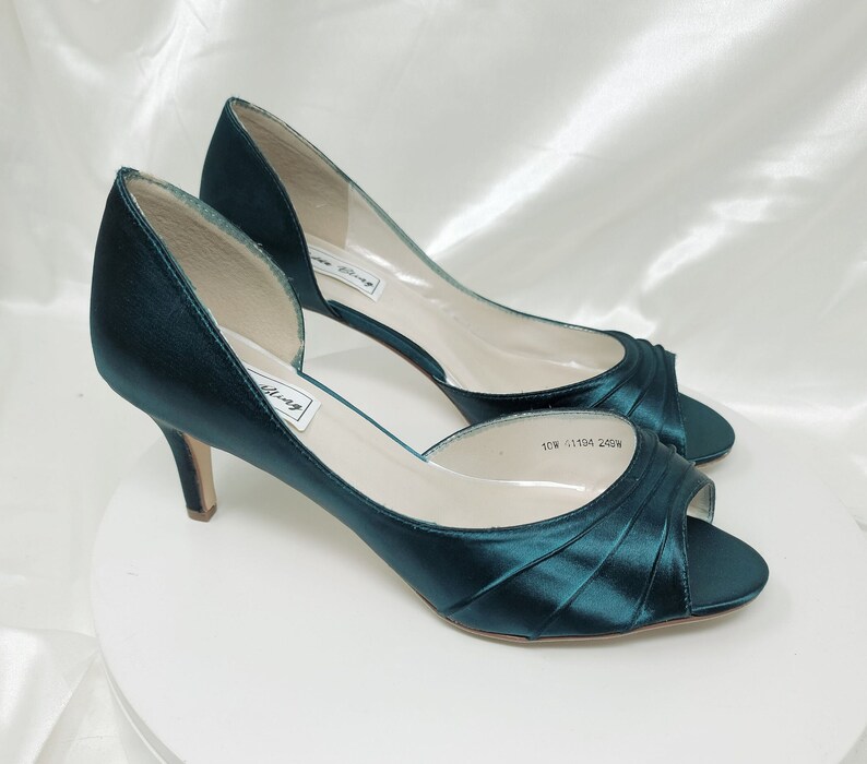 Teal Wedding Shoes Teal Bridal Shoes Teal Bridesmaid Shoes PICK FROM ...