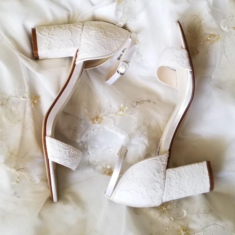 Lace Bridal Shoes - Etsy